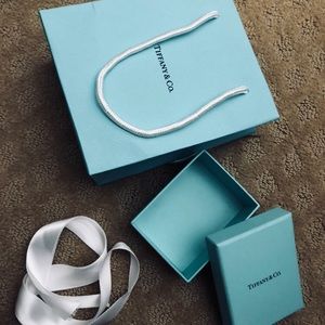 Tiffany & Co. | Other | Authentic Tiffany Co Gift Box And Shopping Bag ...